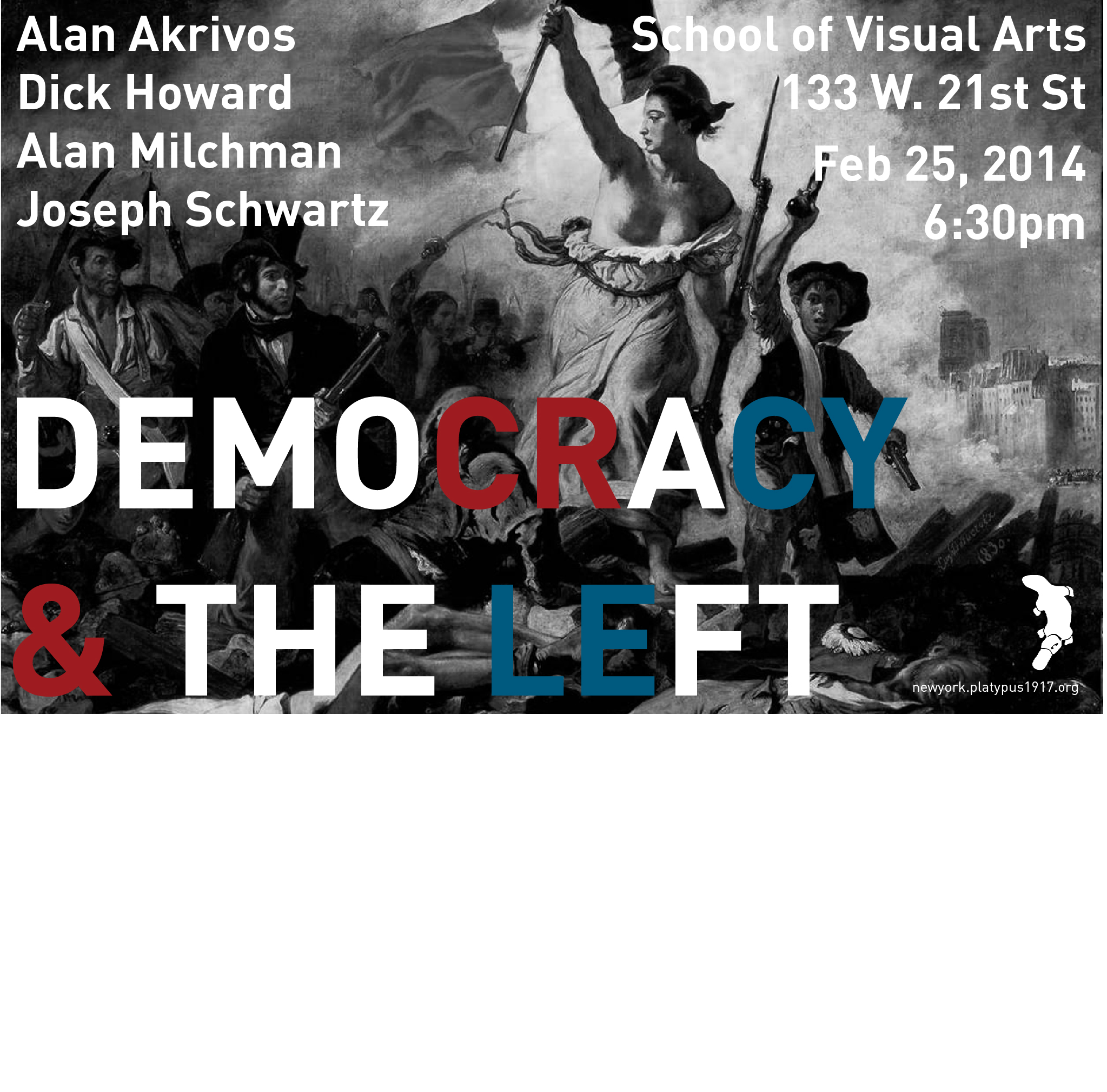 The Platypus Affiliated Society – dem_left_poster